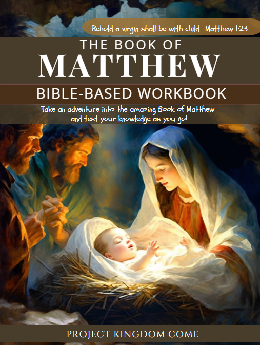 Matthew Bible-Based Workbook | Christian Workbook for Kids (Ages 9–15 ...
